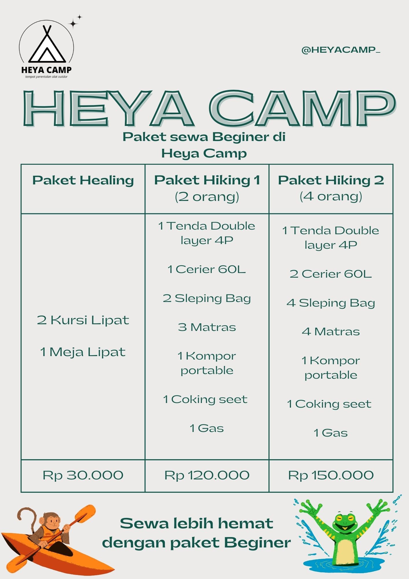 LinkTree - Heya Camp